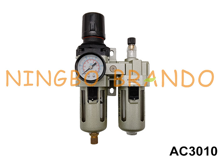 AC3010-02 1/4" regulador y lubricador del filtro de aire de FRL combinados